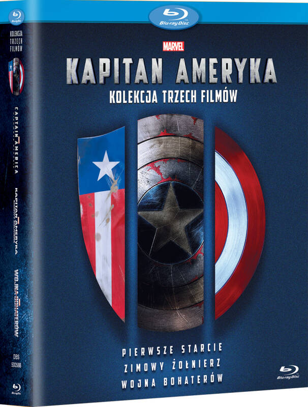 Captain America Trilogy [Blu-ray] - Filmy Blu-Ray 3D, UHD 4K i DVD ...